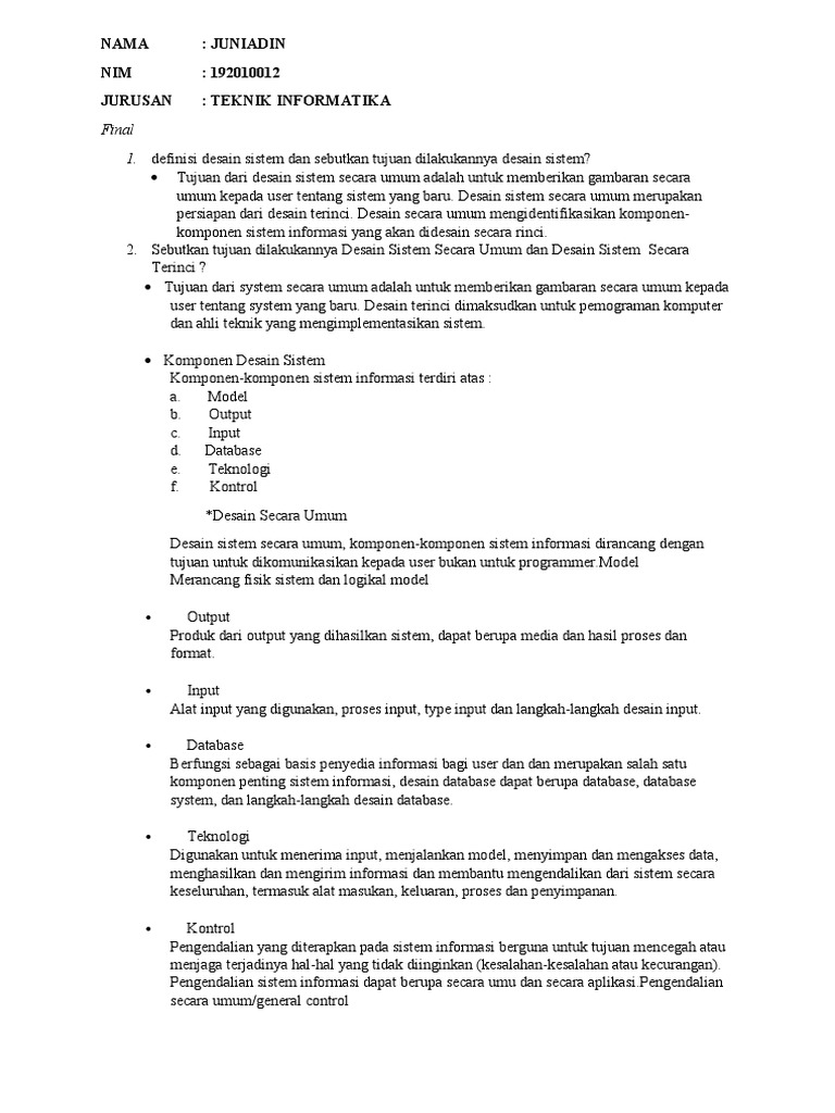 Jawaban Final Logika Samar | PDF