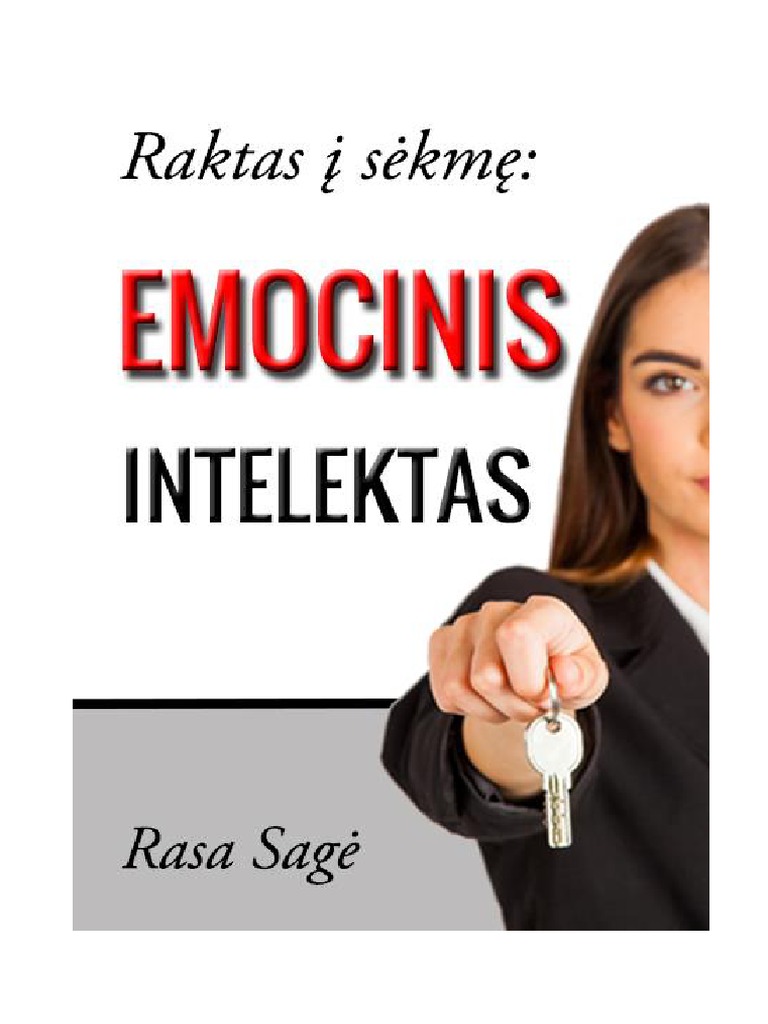 Raktas Į Sėkmę Emocinis Intelektas | PDF