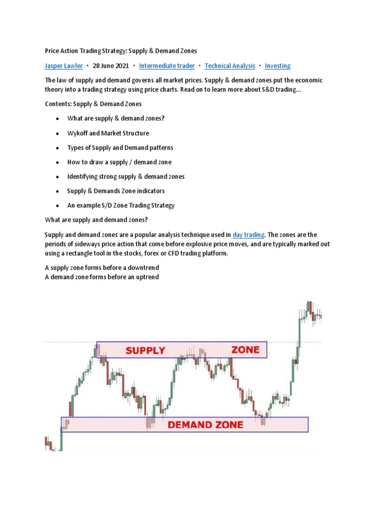 Price Action Trading Strategy | PDF | Market Trend | Demand