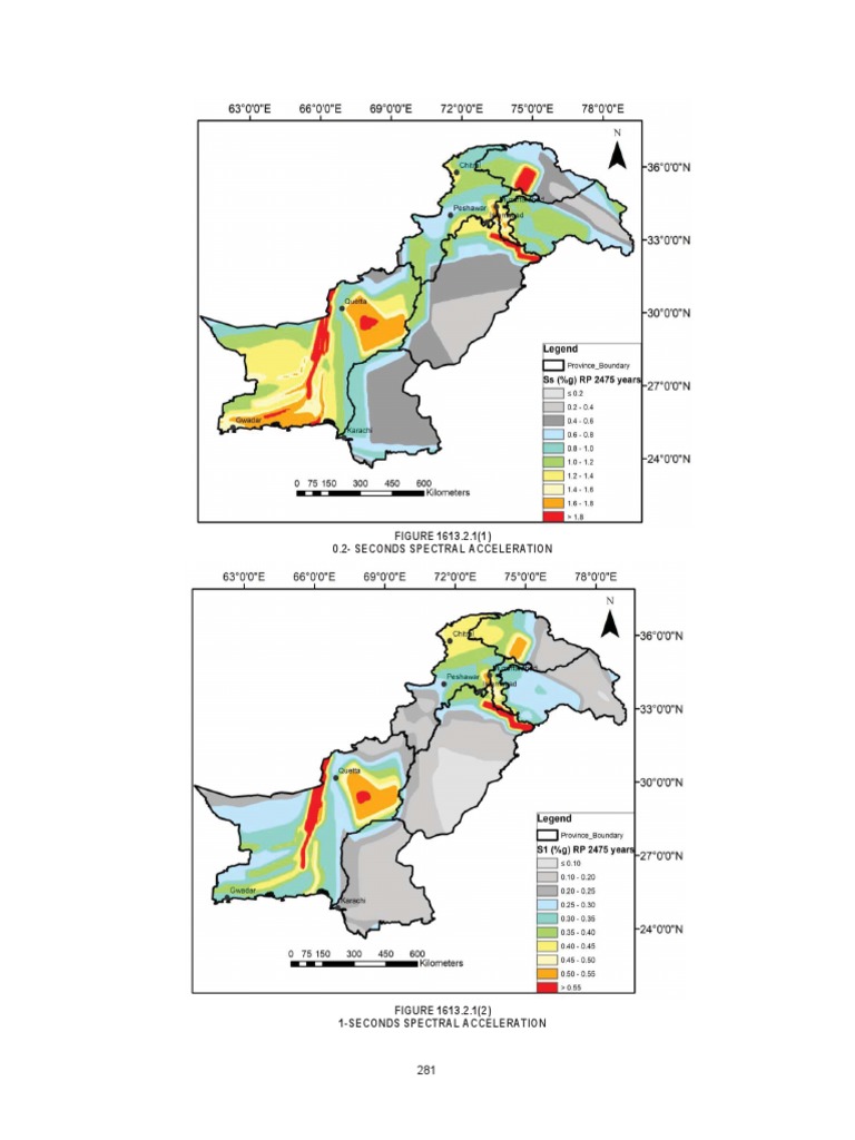 Seismic Map of Pakistan | PDF