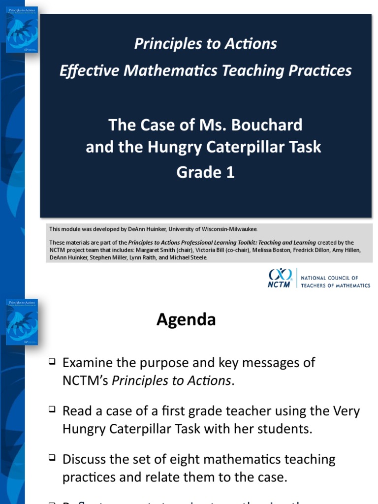 Principles To Actions Effective Mathematics Teaching Practices | PDF ...