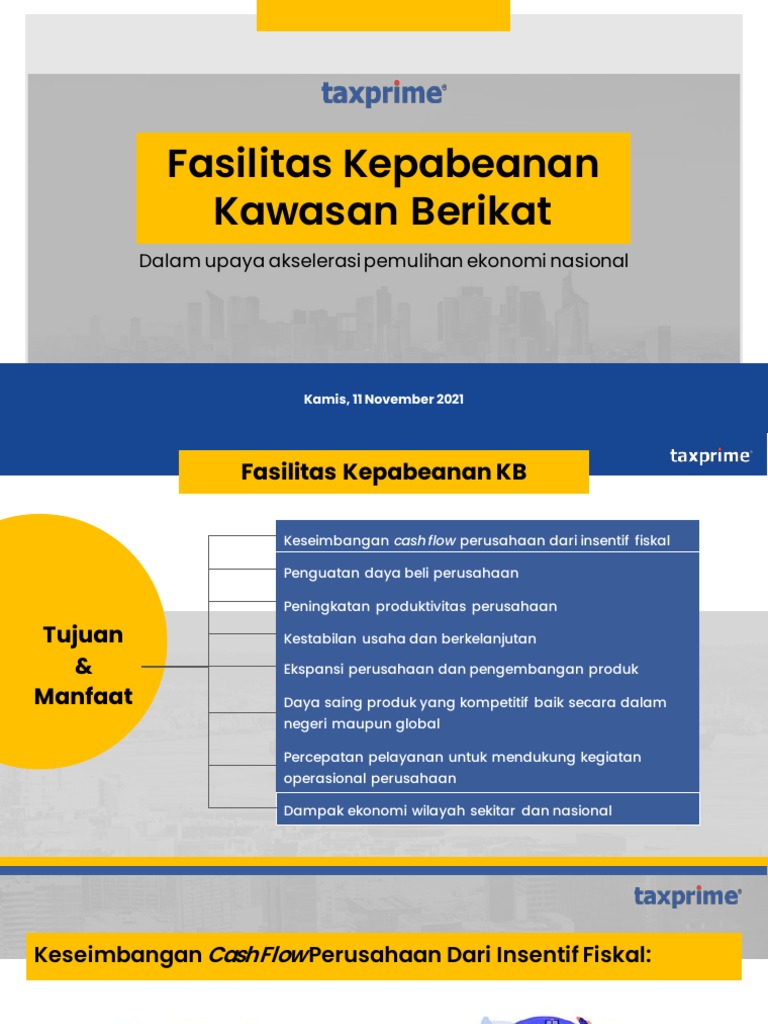 Materi 4 - Pak Teguh - Fasilitas Kepabeanan KB | PDF | Bisnis