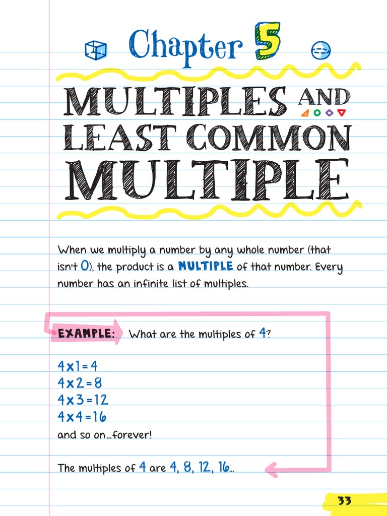 Multiples: Least Common | PDF | Mathematics | Algebra