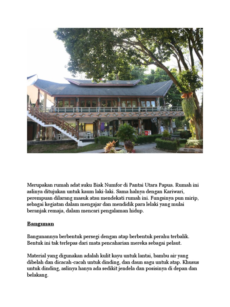 Rumah Adat RUMSRAM | PDF