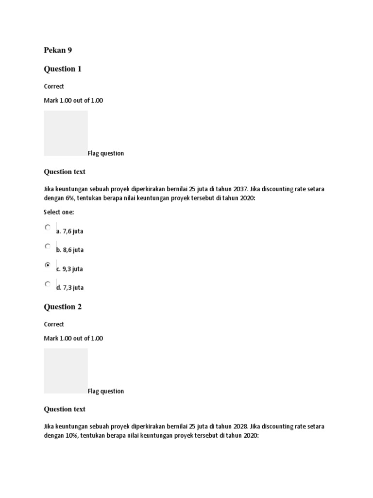 Kuis Ekling Menuju Uas | PDF