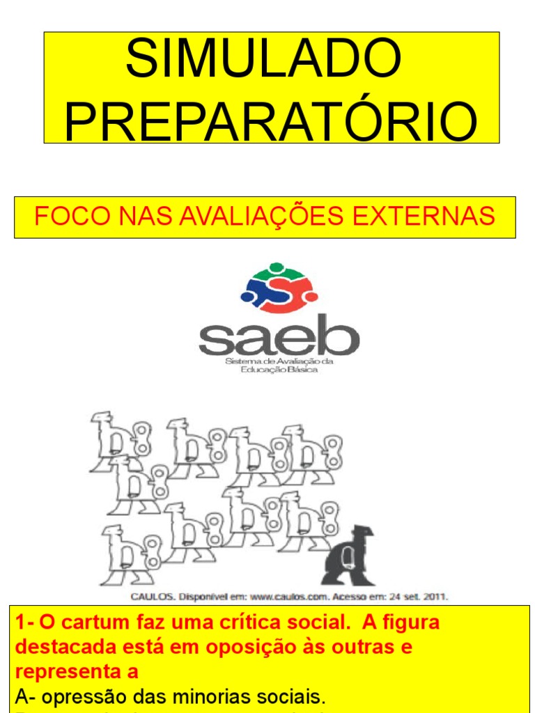 SIMULADO PREPARATÓRIO - Prova PR | PDF | Borboleta | Gatos
