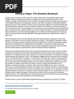 Greatest Showman Audition Monologues | PDF | P. T. Barnum