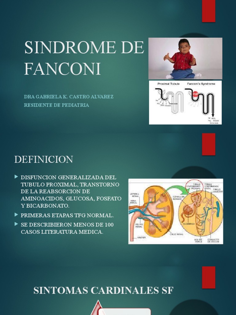 Sindrome de Fanconi | PDF | Enfermedades y trastornos | Medicina CLINICA