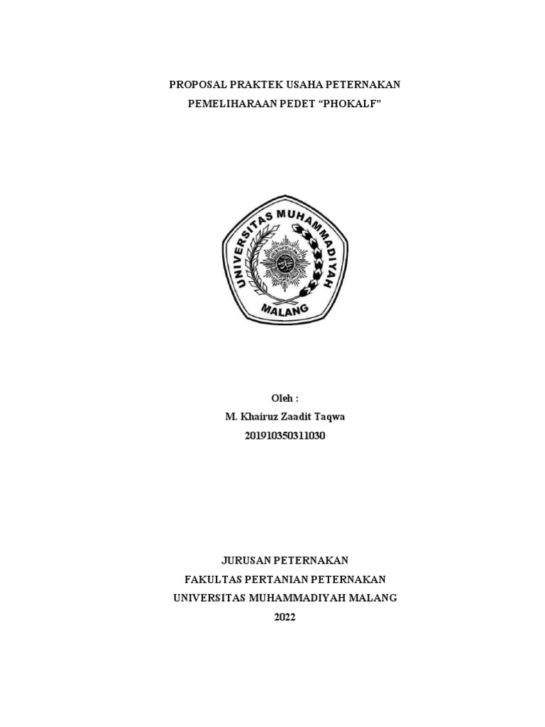 M. Khairuz Zaadit Taqwa | PDF