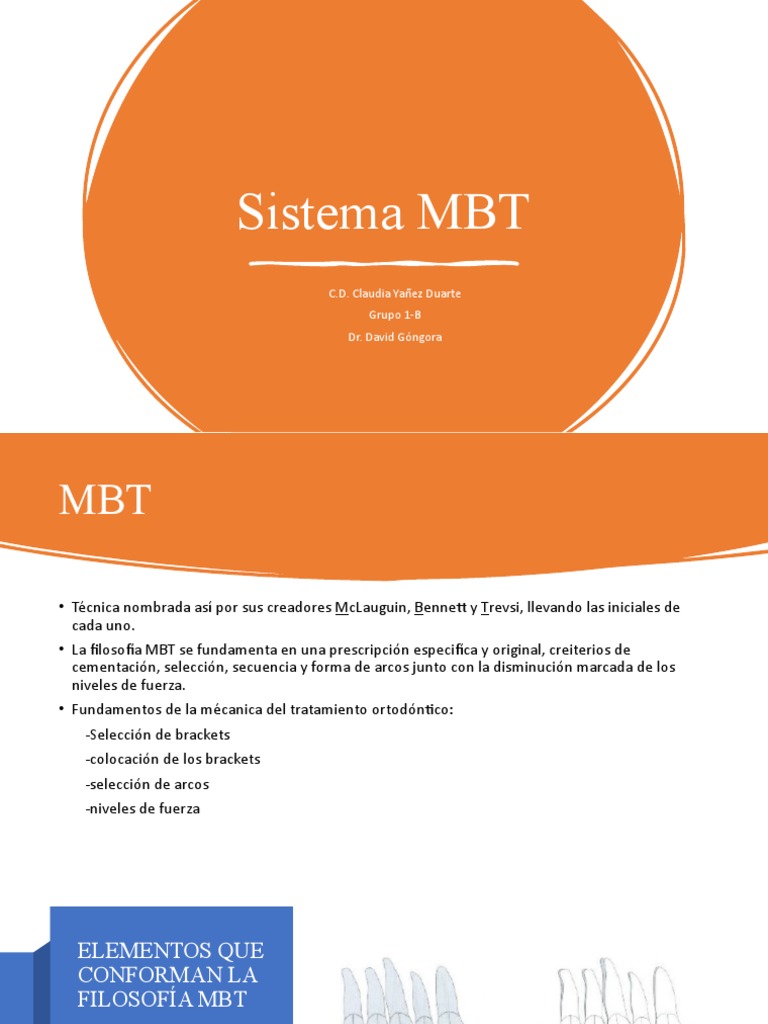 MBT Ortodoncia | PDF | Ramas de Odontología