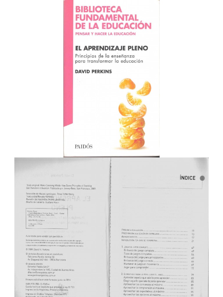 Perkins El Aprendizaje Pleno Cap 1 y 2 | PDF
