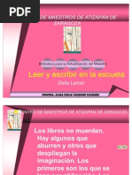 Leer y Escribir en La Escuela - Delia Lerner | PDF | Plan de estudios | Maestros
