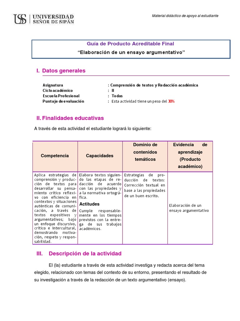 Guía Paf | PDF | Ensayos | Información