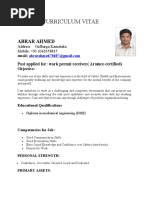 ADNOC Group WMS Permit To Work Answer Booklet | PDF | Vice President ...