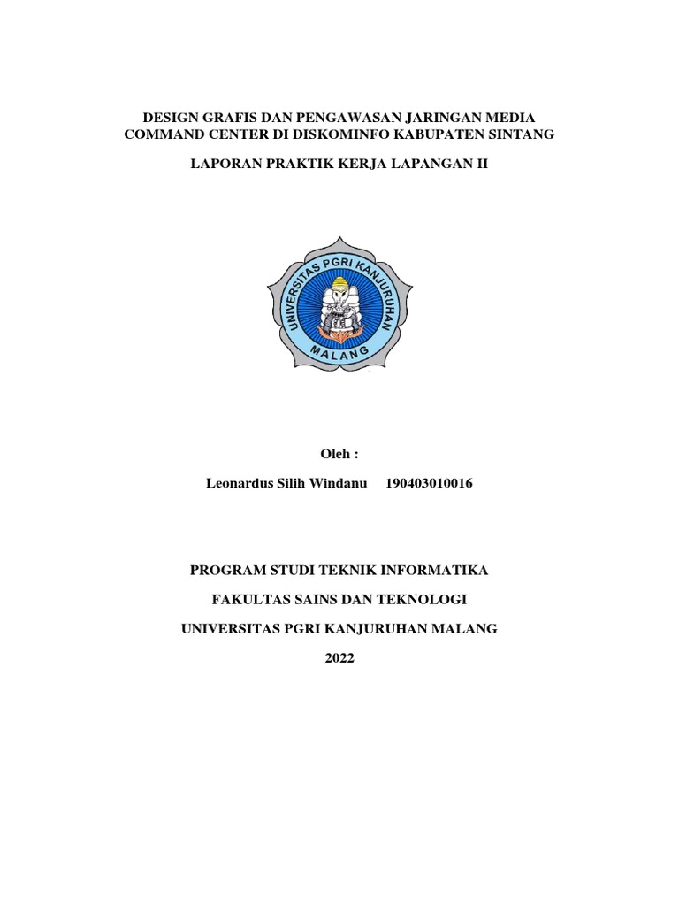 Laporan PKL Design Grafis | PDF