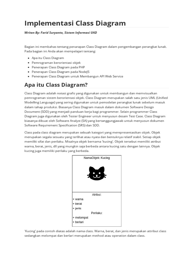 RPL Class Diagram | PDF | Komputer