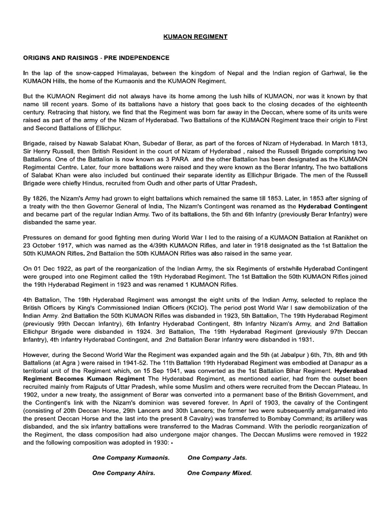 Ind Army | PDF