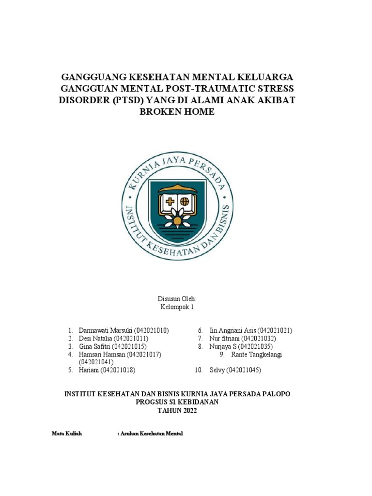PTSD Pada Anak Broken Home | PDF | Gaya Hidup