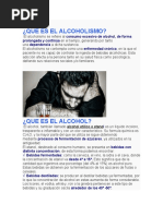 Triptico Alcoholismo | PDF | Alcoholismo | La dependencia de sustancias