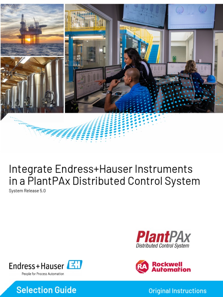 Integrate Endress+Hauser Instruments in A Plantpax Distributed Control System | Download Free ...