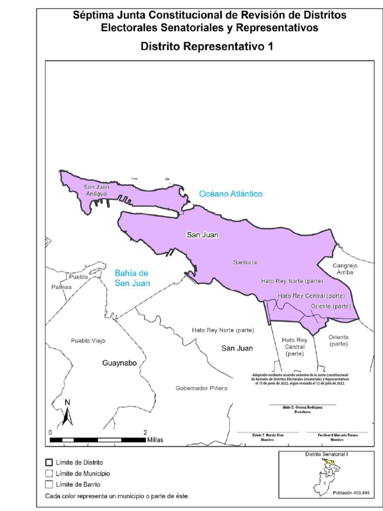 Distritos Representativos Según El Nuevo Mapa Electoral | PDF ...