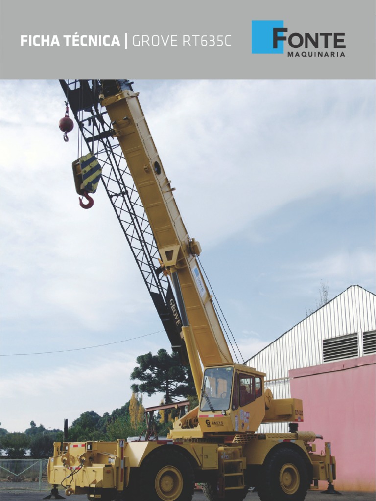Brochure Grove RT635C | PDF