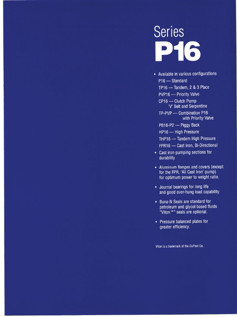 P16 Series Catalog | PDF