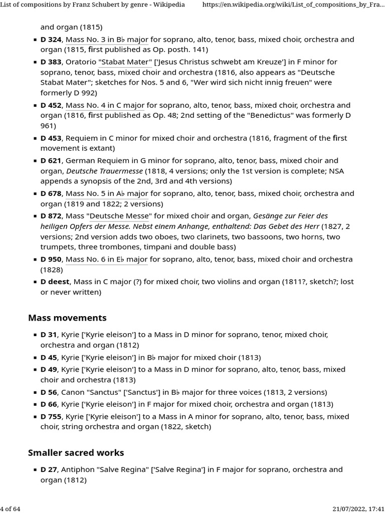 List 4 | PDF | Choir | Vocal Music