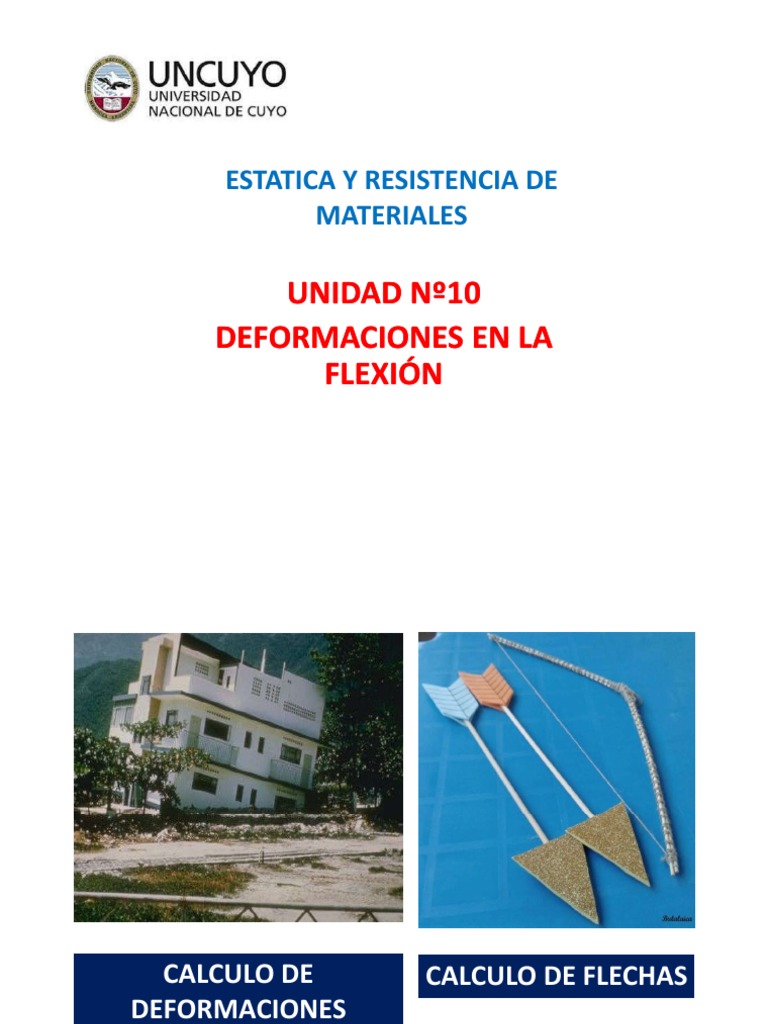 Deformaciones en Flexión: Cálculos y Ejercicios | PDF | Resistencia de ...