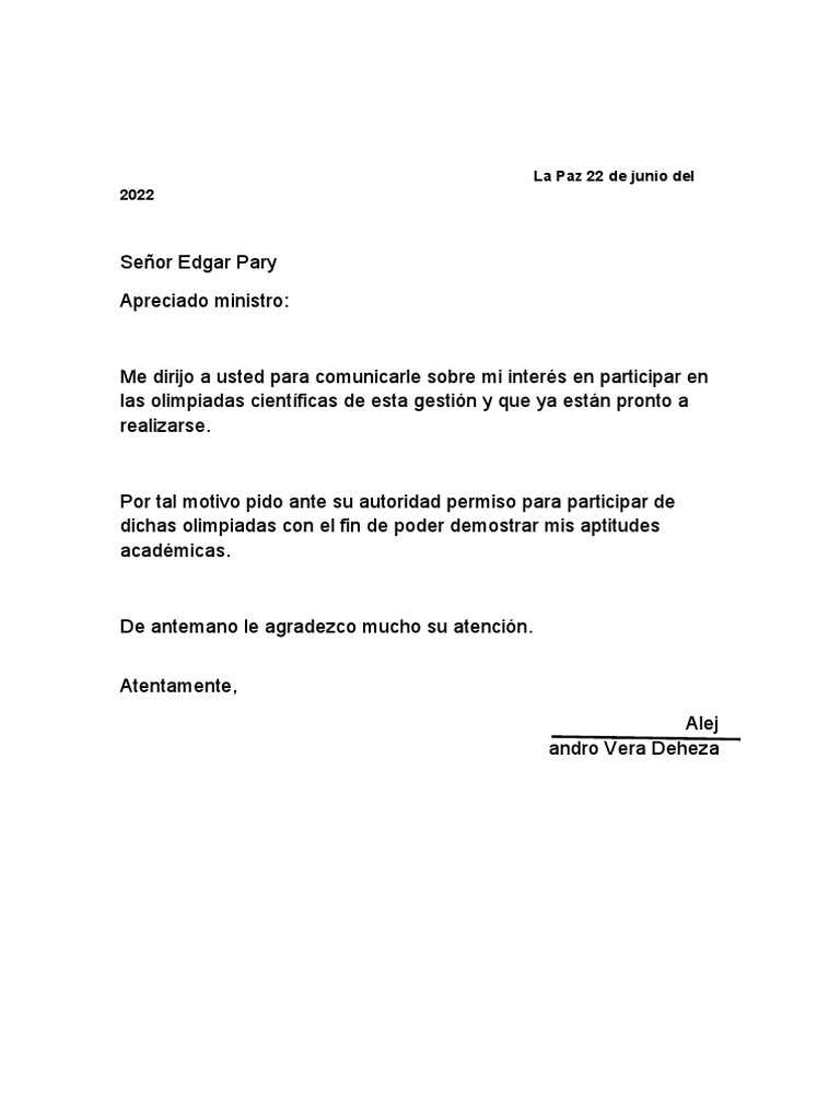 Carta Comercial Estilo Bloque Modificado | PDF