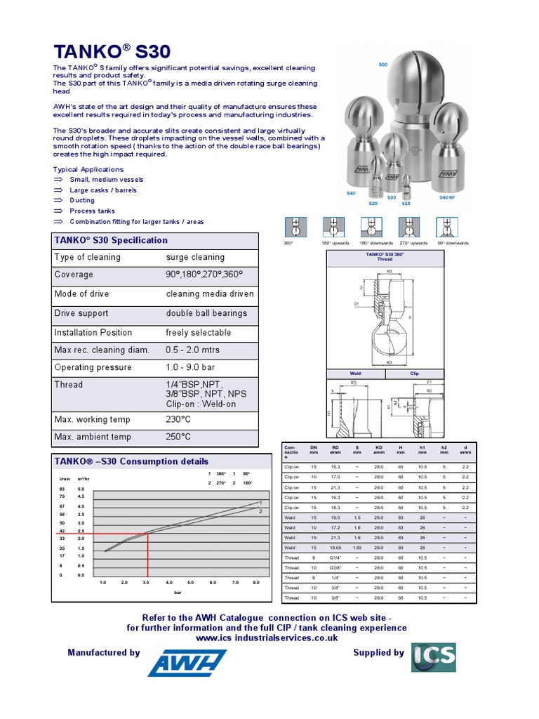 Tanko S30 Specification | PDF | Applied And Interdisciplinary Physics ...