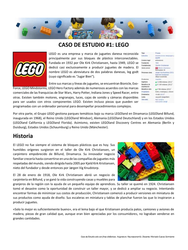 Caso de Estudio #1 - Lego | PDF