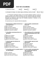 Cuestionario de Salud General (GHQ-12) | PDF | Trastorno mental ...