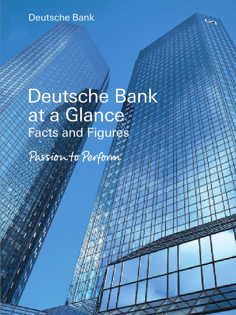 Deutsche Bank at A Glance: Facts and Figures | PDF | Deutsche Bank | Banks