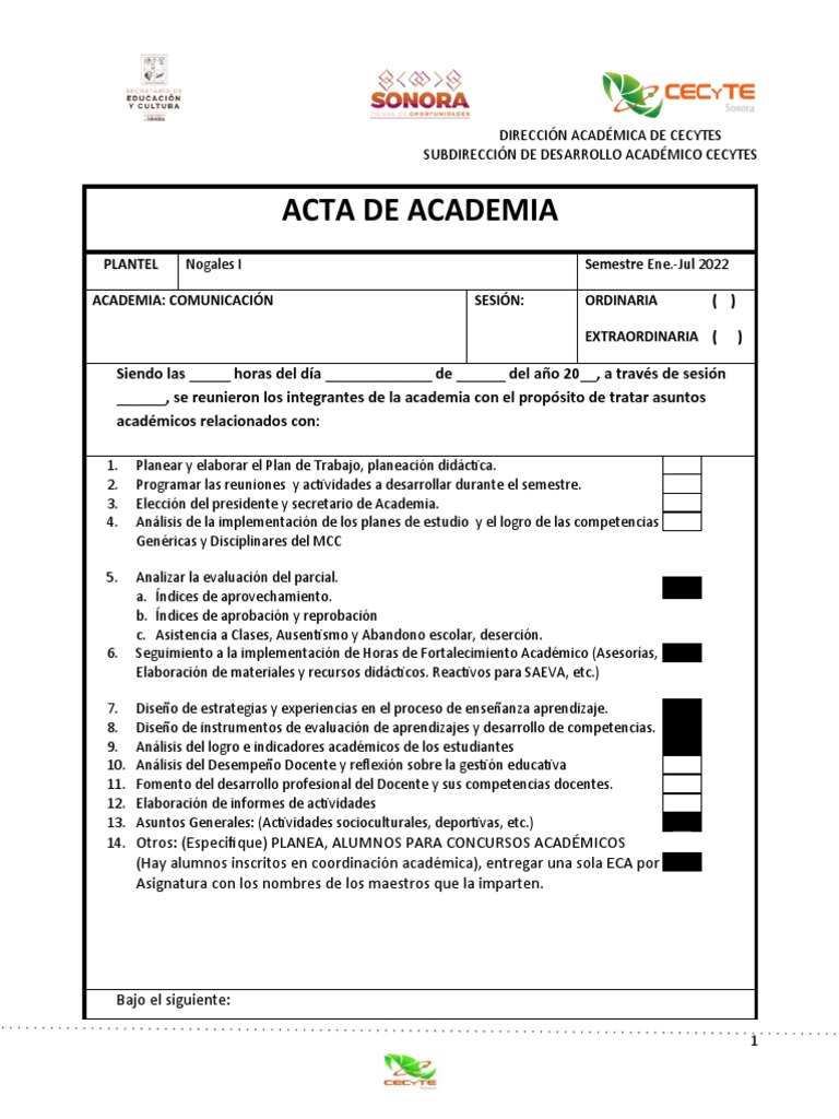 FORMATO DE ECA E-J 2022 (1) (Reparado) | PDF | Evaluación | Maestros