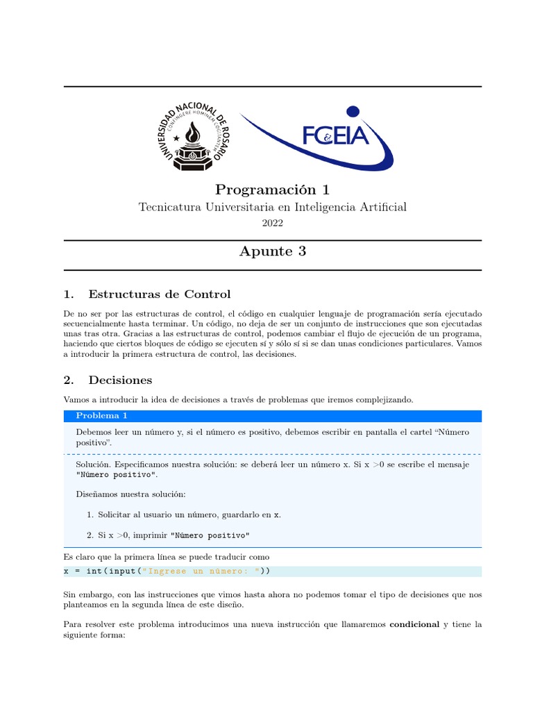 Control de Flujo en Python | PDF | Python (lenguaje de programación ...