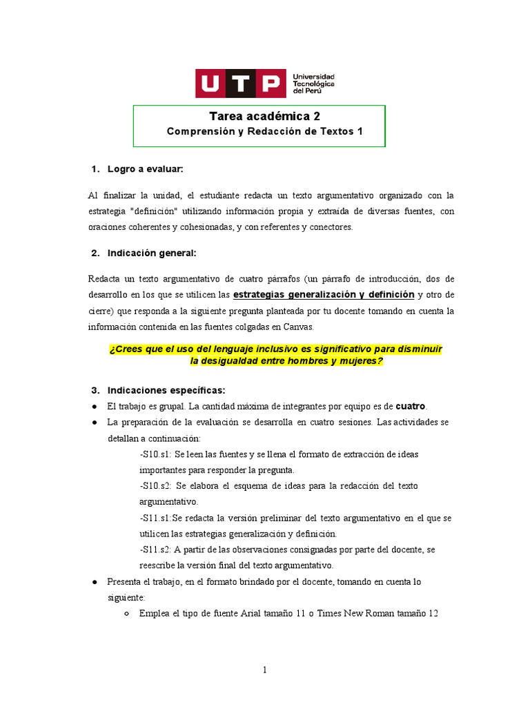 annotated-GC N01I TA2Consigna 22C1M Sala11 | PDF | Sexismo | Rol de género