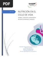 Mapa Curricular De Nutrición Aplicada Por La Unadm Pdf Nutrición