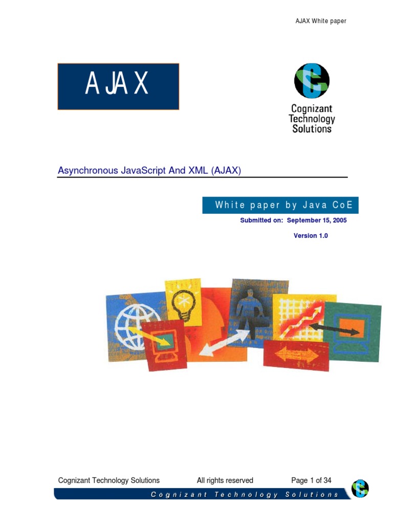 Asynchronous Javascript and XML (Ajax) : White Paper by Java Coe | PDF | Ajax (Programming ...