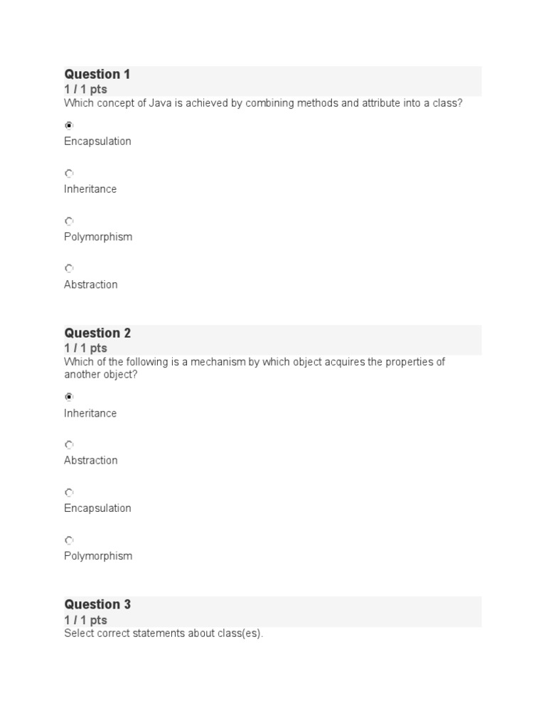 S2 Summative Summative Assessment Object Oriented Programming For Module 5 And 6 Pdf Class 6304
