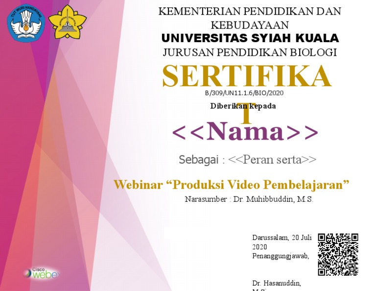 Sertifikat Webinar | PDF