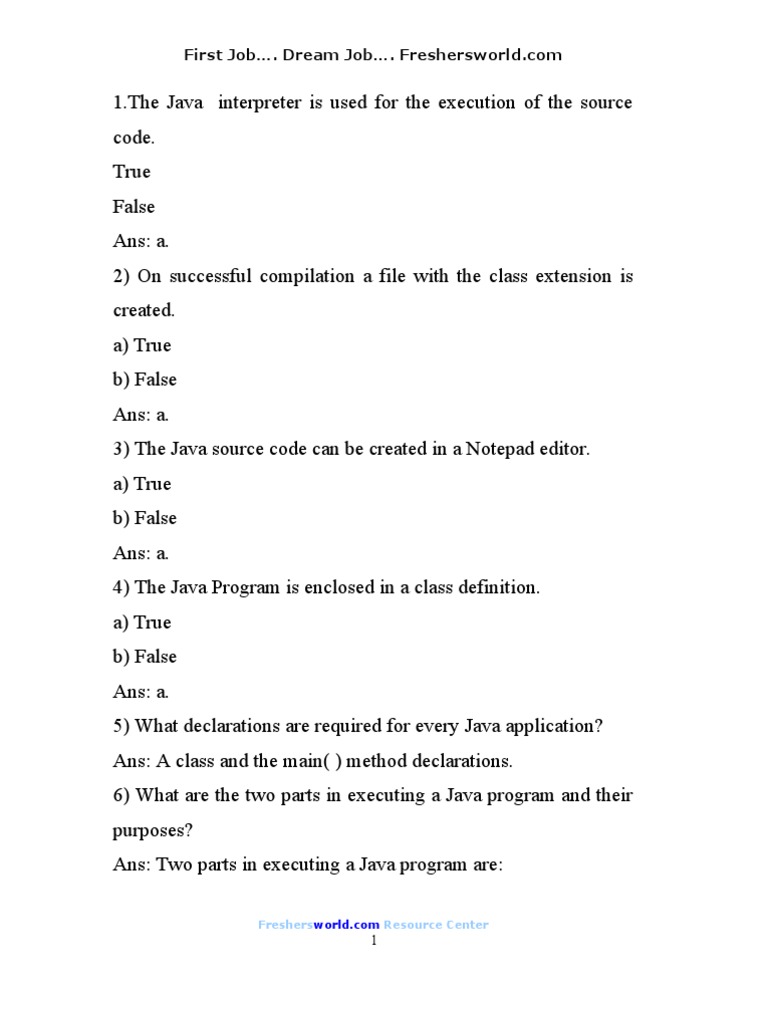 Java Mulchoice | PDF | Inheritance (Object Oriented Programming ...