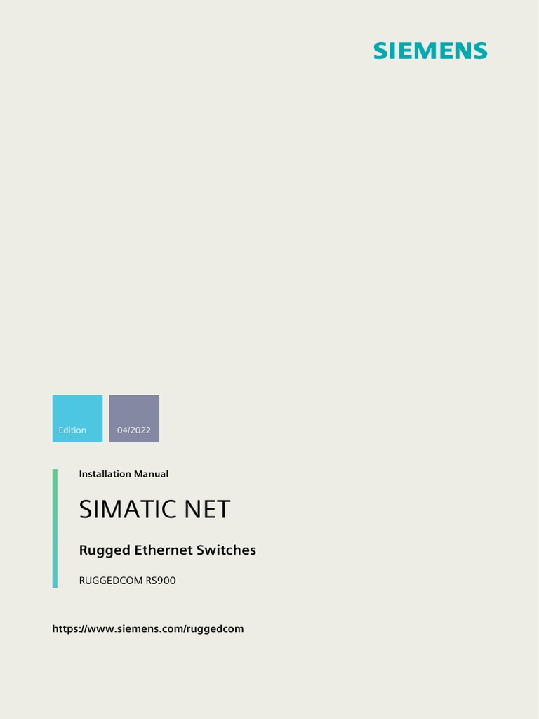 Simatic Net: Rugged Ethernet Switches | PDF | Relay | Electrical ...