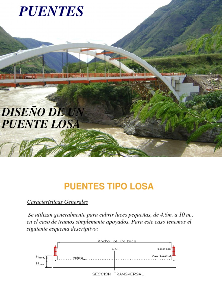 Puente Losa Pdf Mecánica Ingeniería Estructural