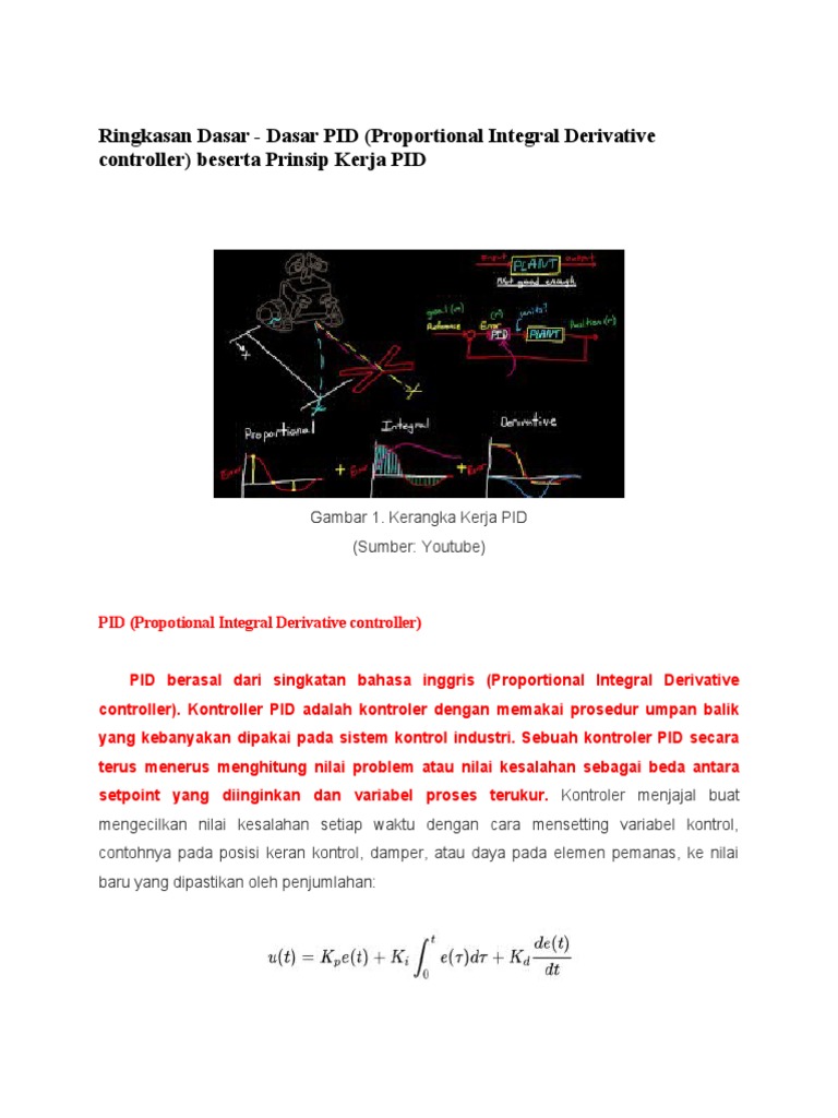 Ringkasan Dasar PID | PDF