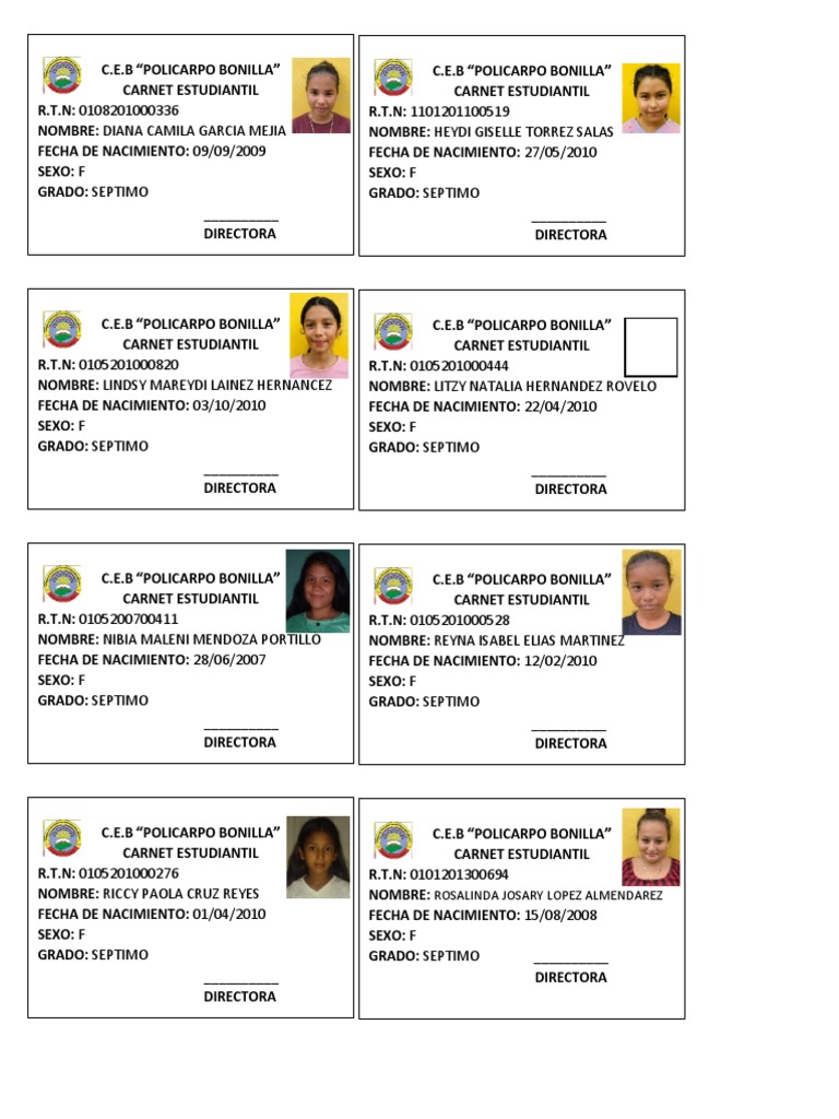 Carnet de Estudiantes 2022 | PDF
