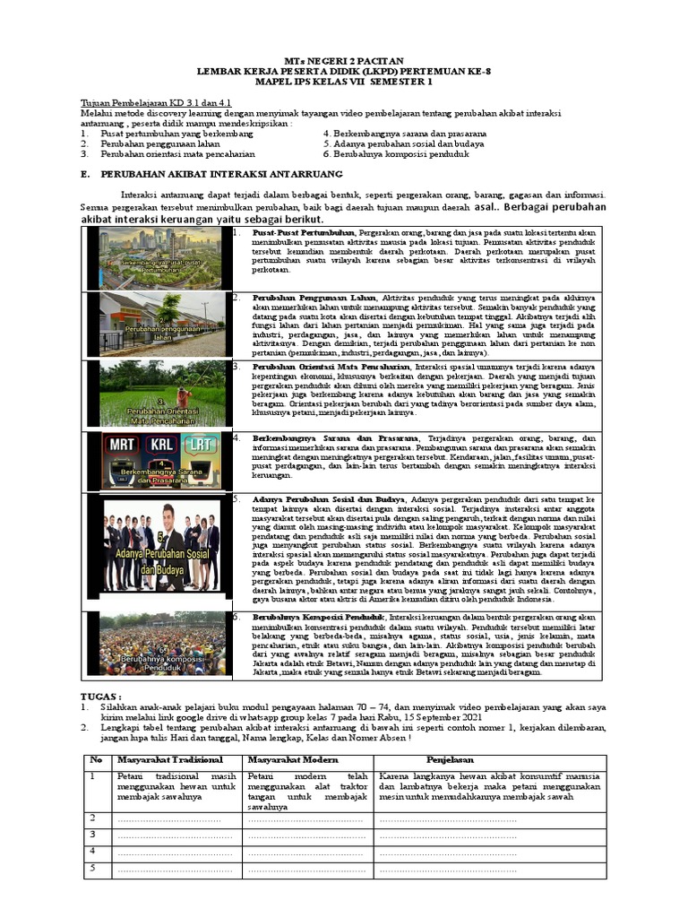 LKPD IPS Pert.8 | PDF