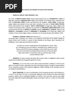 Extrajudicial Settlement Sample | PDF | Inheritance | Deed