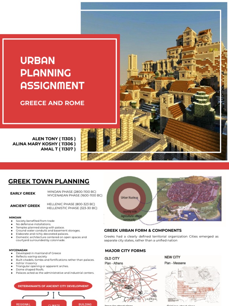 Urban Planning Assignment: Greece and Rome | PDF