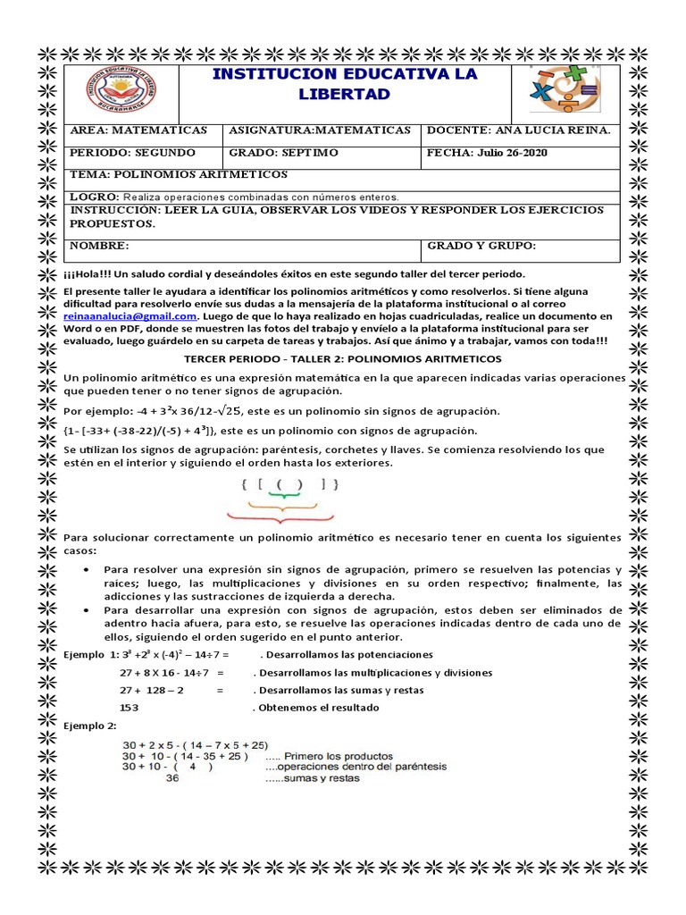 Mate 2 Pdf Soporte Matemáticas